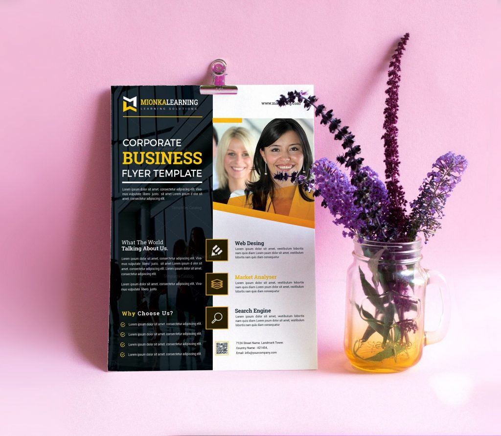 Design Print Flyer Template – Graphic Mega | Graphic Templates Store