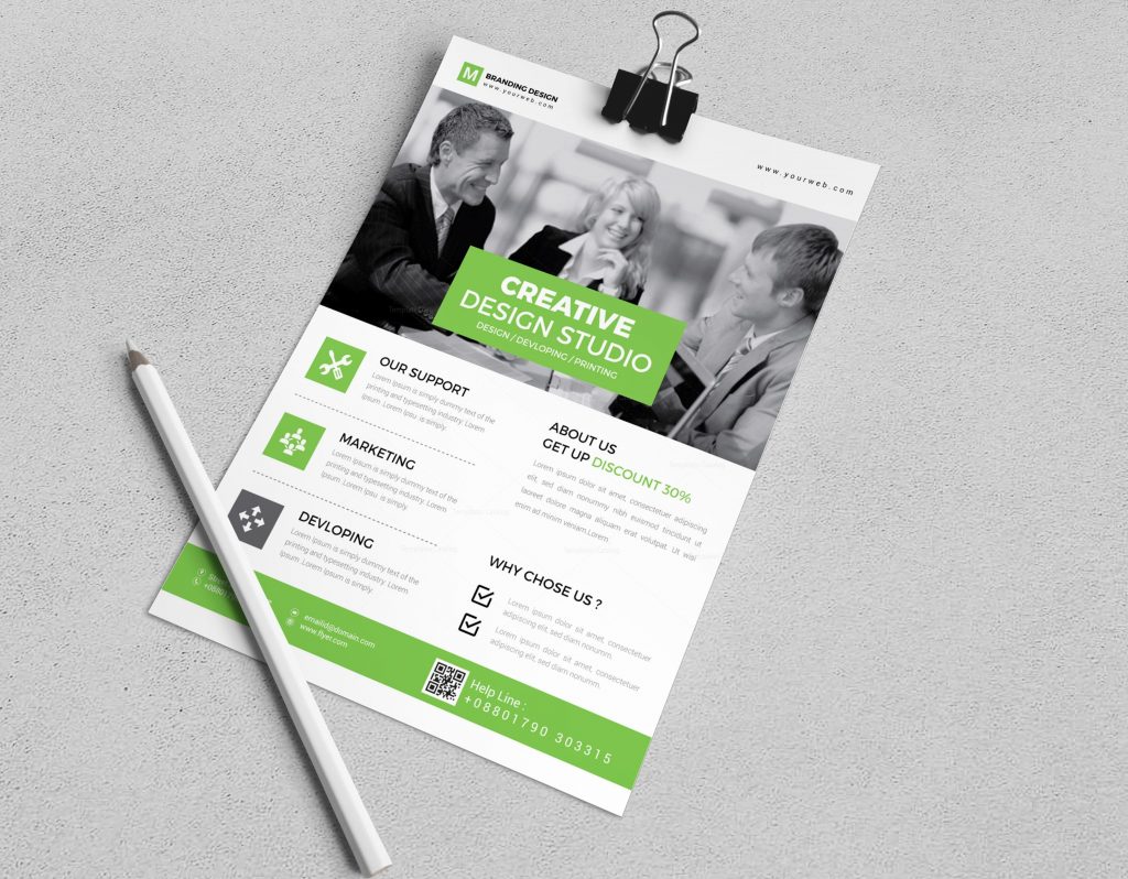 Granite Creative Corporate Flyer Design Template – Graphic Mega ...