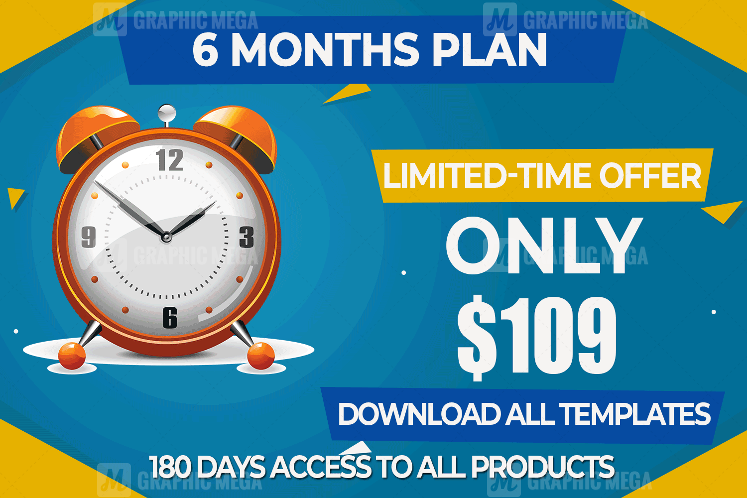 6 Months Plan – Graphic Mega | Graphic Templates Store